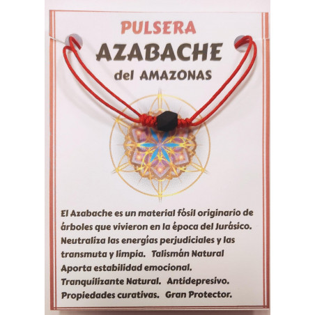 Azabache Diamante Pulsera Hilo Rojo